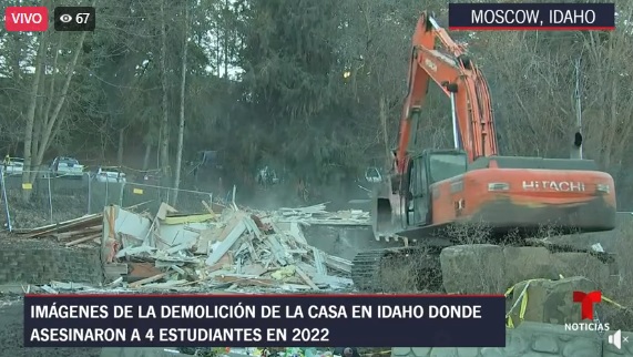 #28Dic | Empezó demolición de casa en Universidad de Idaho donde ...
